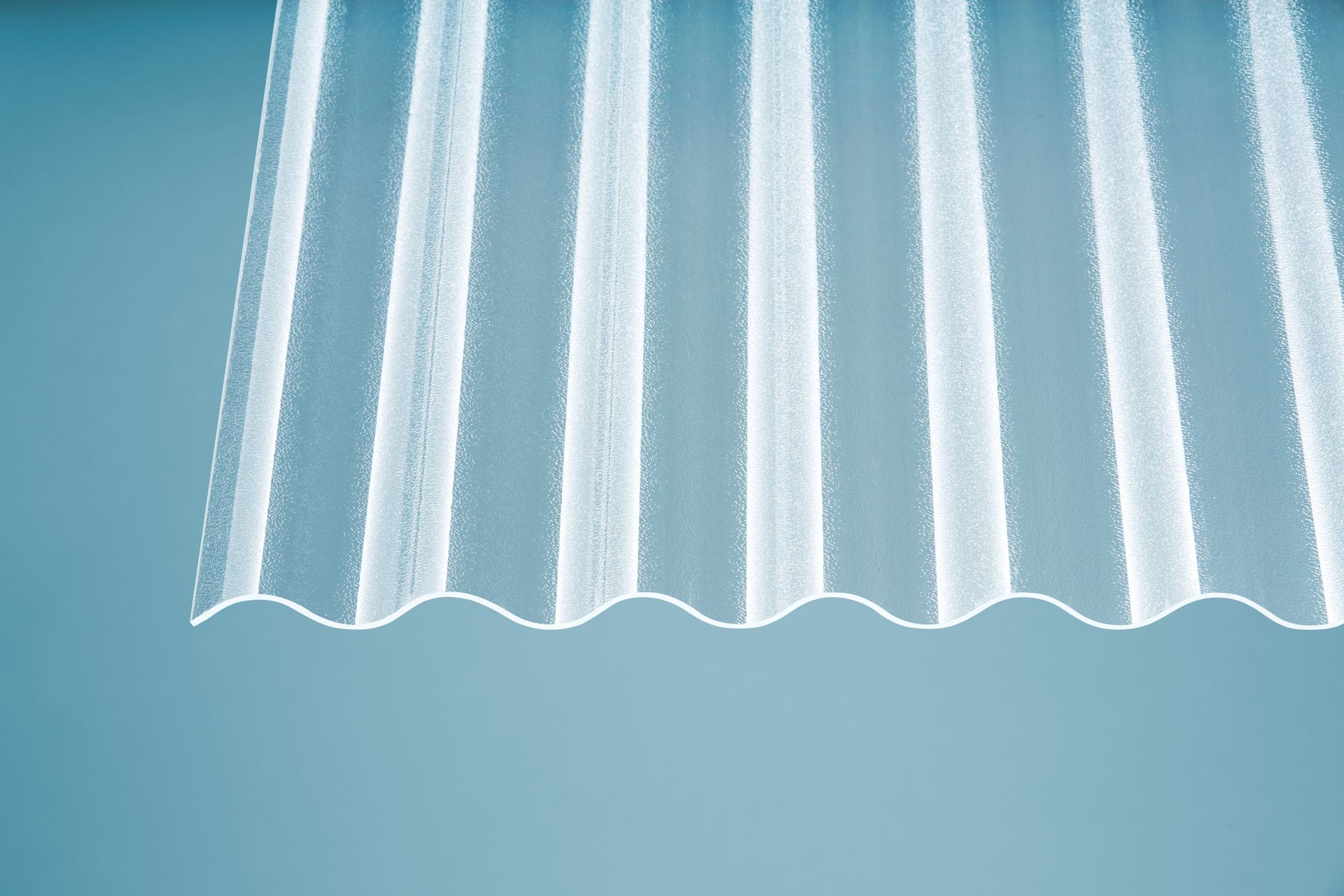 Acryl Wellplatten Sinus 76/18 C-Struktur klar 3 mm | 1045 mm | 2000 mm ...